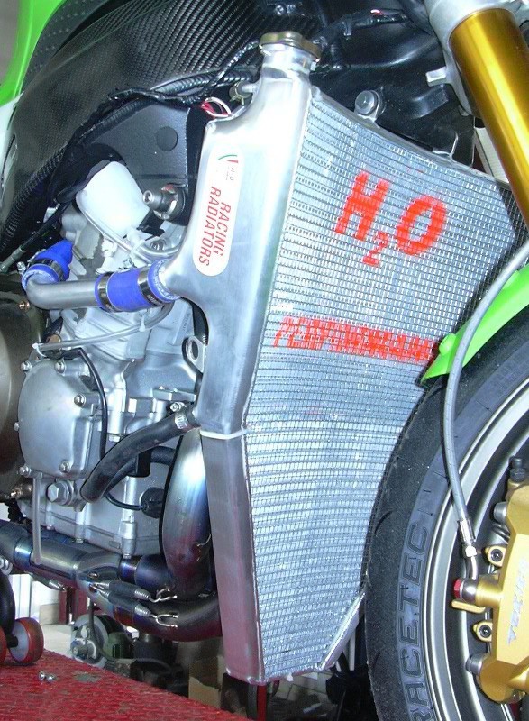 H2O Performance Oversized Water Racing Radiator - Kawasaki H2O Performance Oversized Water Racing Radiator - Kawasaki